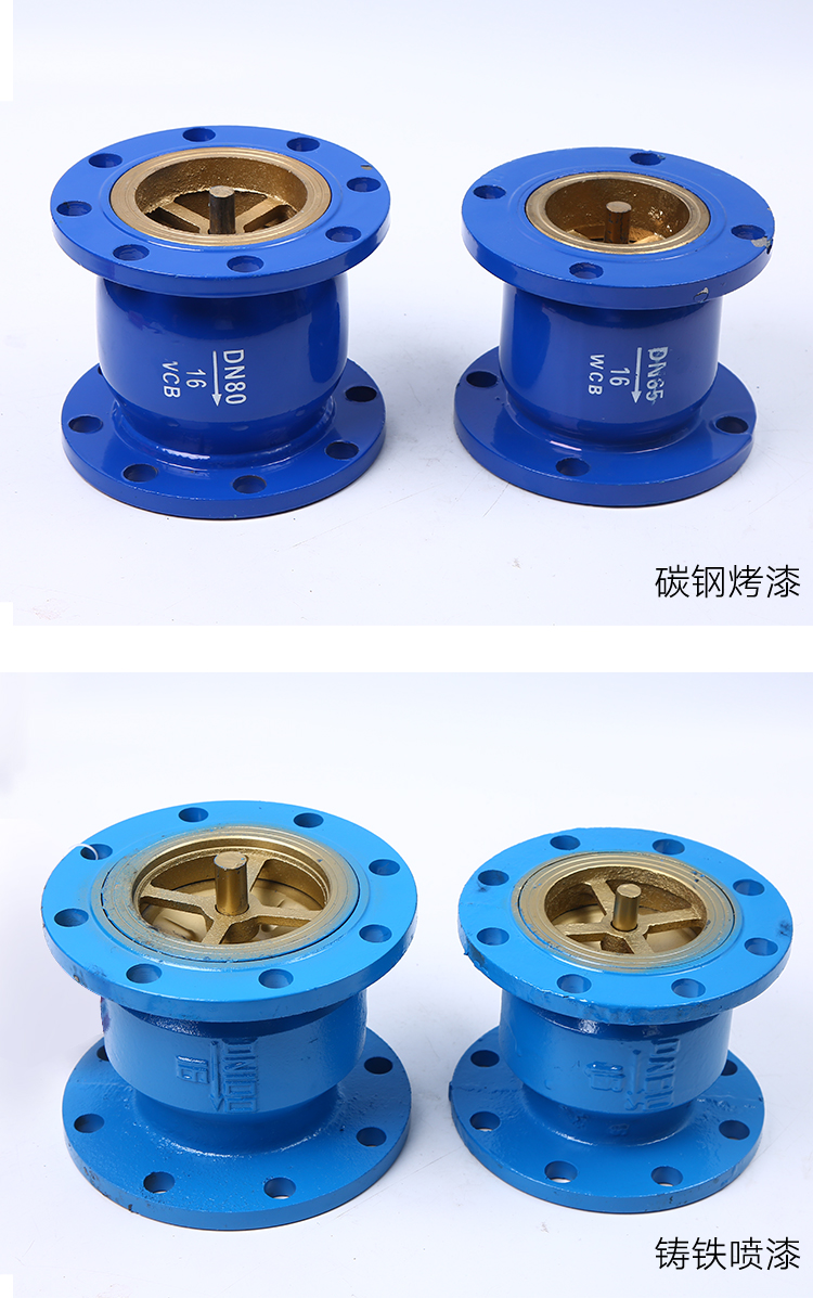 HC41X-16法兰消声止回阀消音立卧式单向阀DN40 50 65 80 100 150 DN65(碳钢烤漆)【图片 价格 品牌 报价】-京东