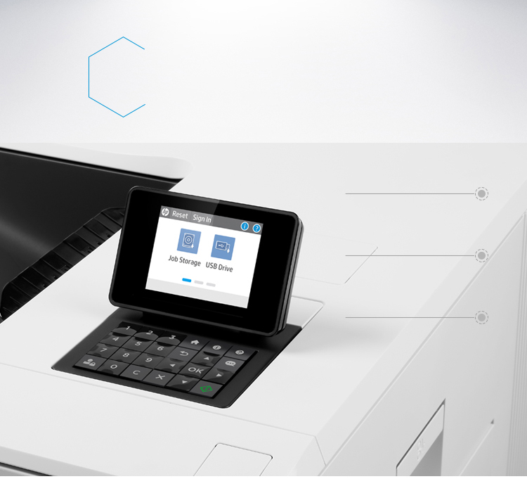 惠普(HP) M652dn A4彩色激光打印机 (自动双面打印单元) 免费上门安装 三年原厂免费上门服务-融创集采商城